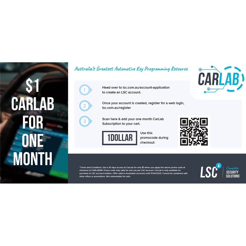 Carlab Automotive Key Programming Knowledge Base - 1 Month Access - LSC ...