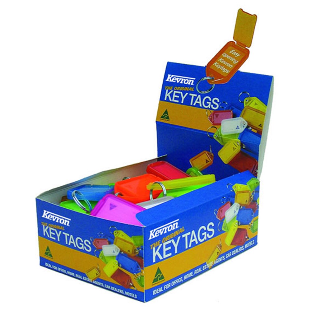 KEVRON CLICKTAG ID30 GIANT BOX MIX'D Pkt=50 | ID30 Giant Clicktags ...