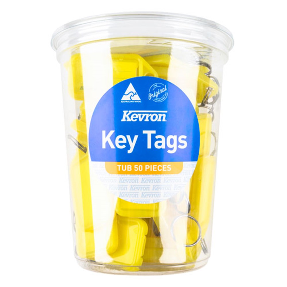KEVRON CLICKTAG ID5 YELLOW TUB=50 - LSC | Complete Security Solutions ...