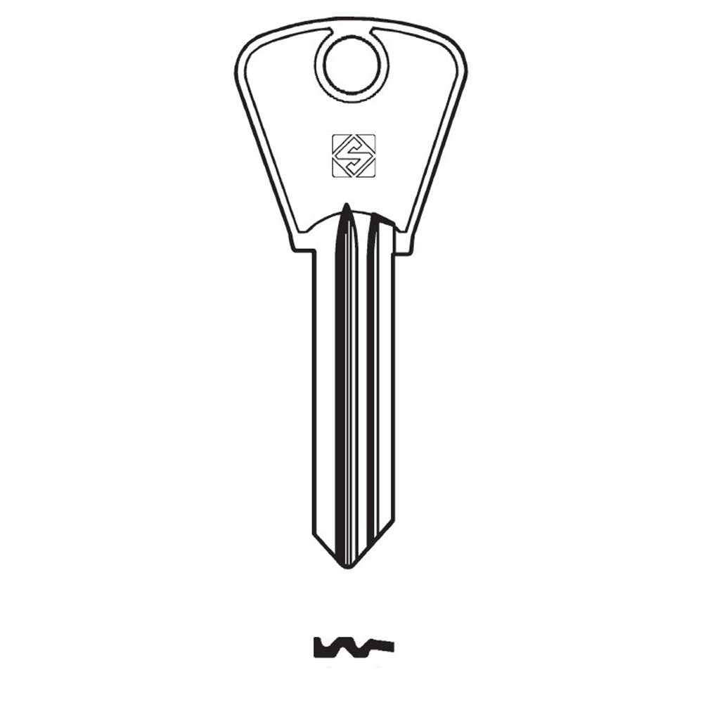 silca-tr1-key-blank-for-trio-ving-cylinders | Standard Blanks L-Z - LSC ...