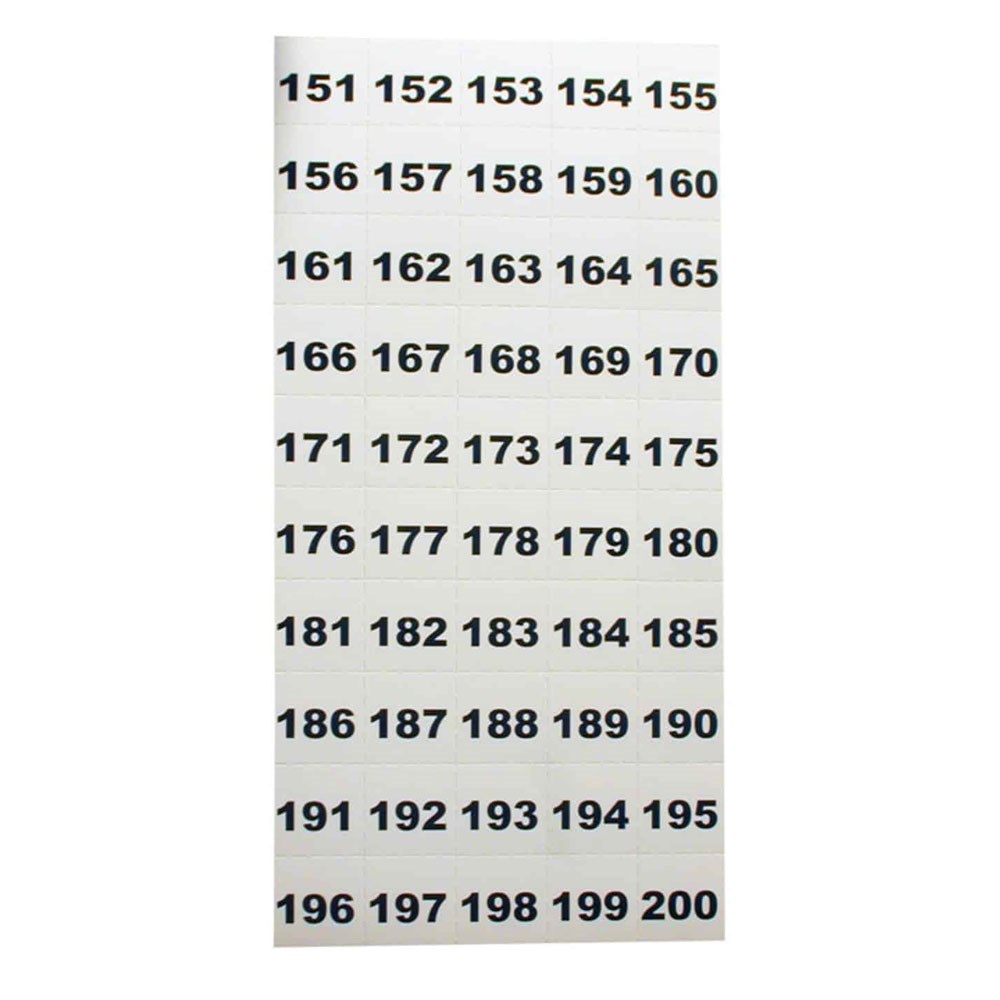 TELKEE PERF NUMBER SHEET 151 200 LSC Complete Security Solutions TELKEE PERF NUMBER SHEET 151 200 LSC Complete Security Solutions